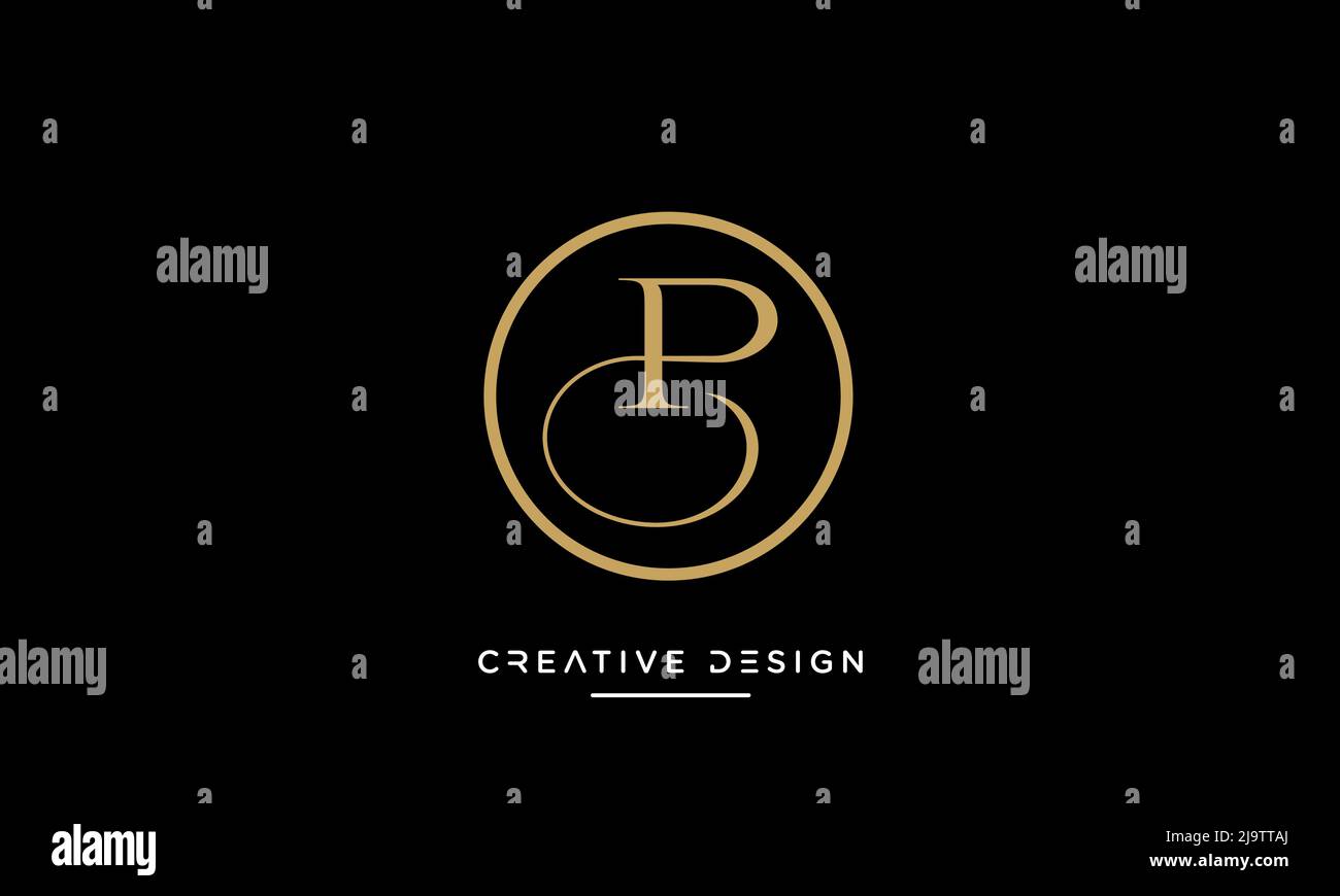 Alphabet Letters OP or PO Abstract Icon logo Stock Vector Image & Art ...