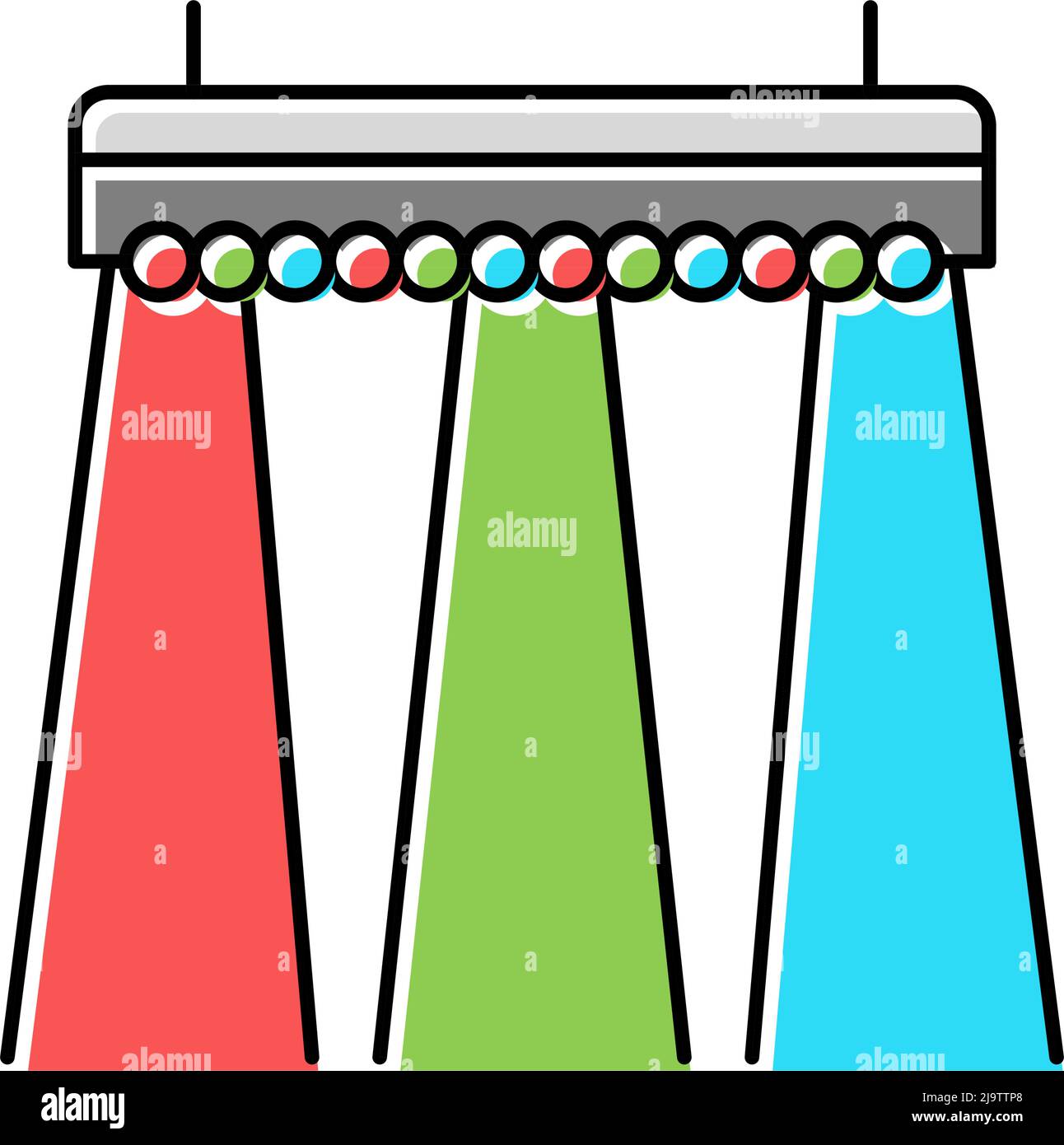 Windows with interior lighting Stock Vector Images - Alamy