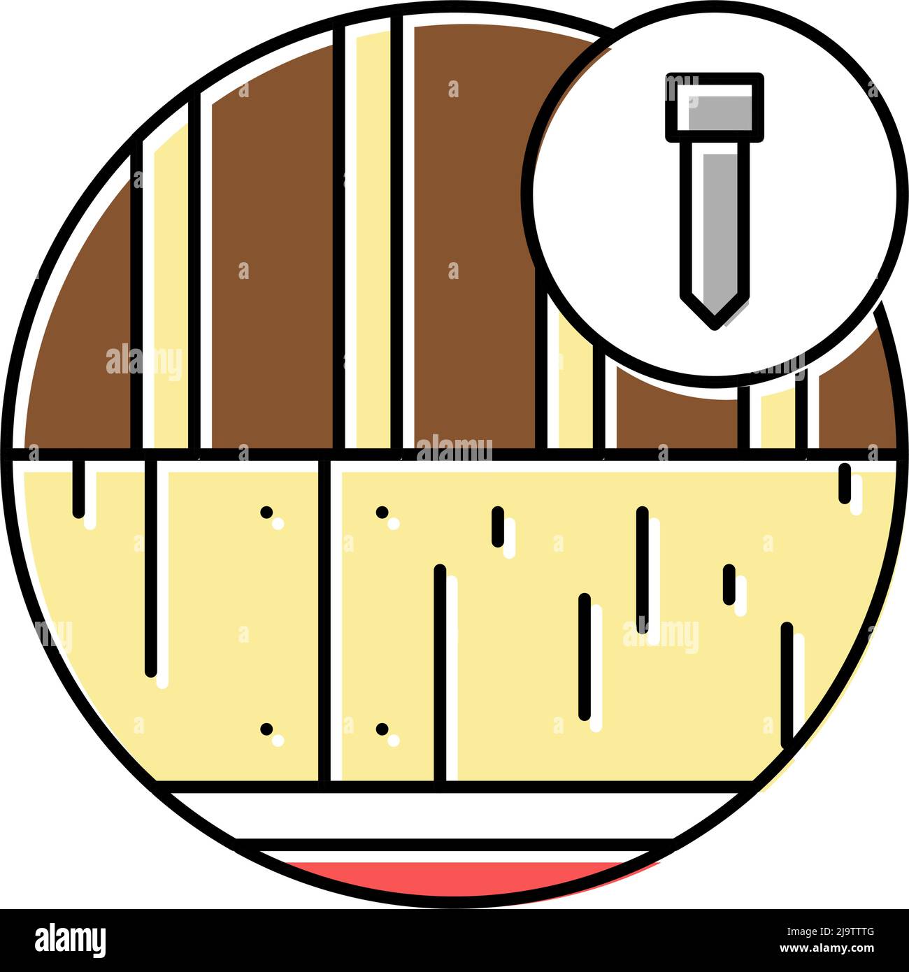 roof deck color icon vector illustration Stock Vector Image & Art - Alamy