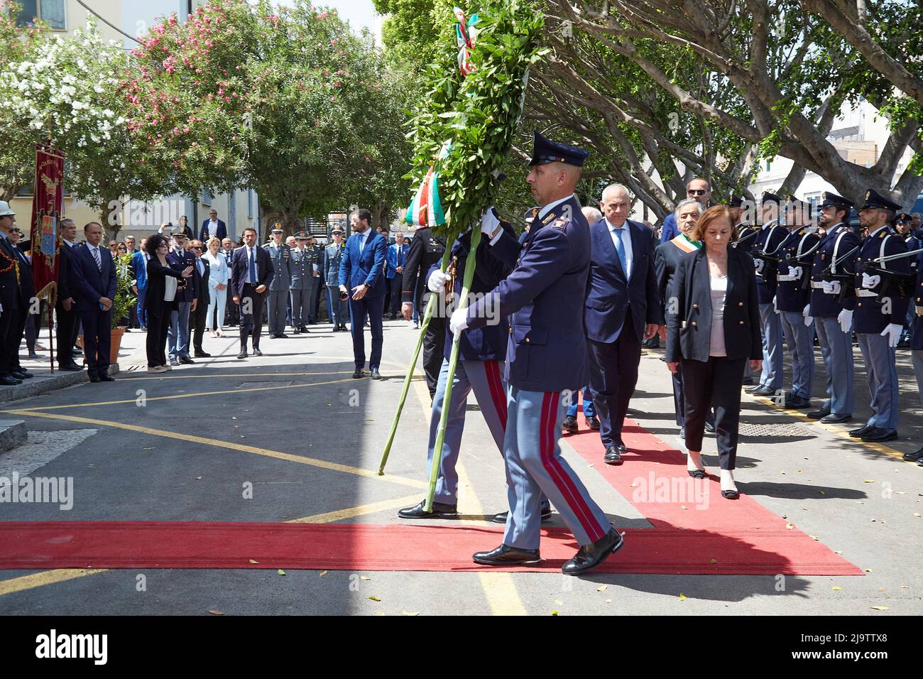 Palermo, Sicily, Italy. 23rd May, 2022. Thirty years ago, the Sicilian ...
