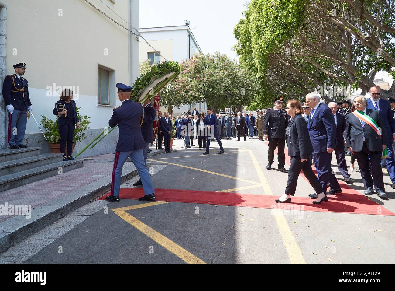 Palermo, Sicily, Italy. 23rd May, 2022. Thirty years ago, the Sicilian ...