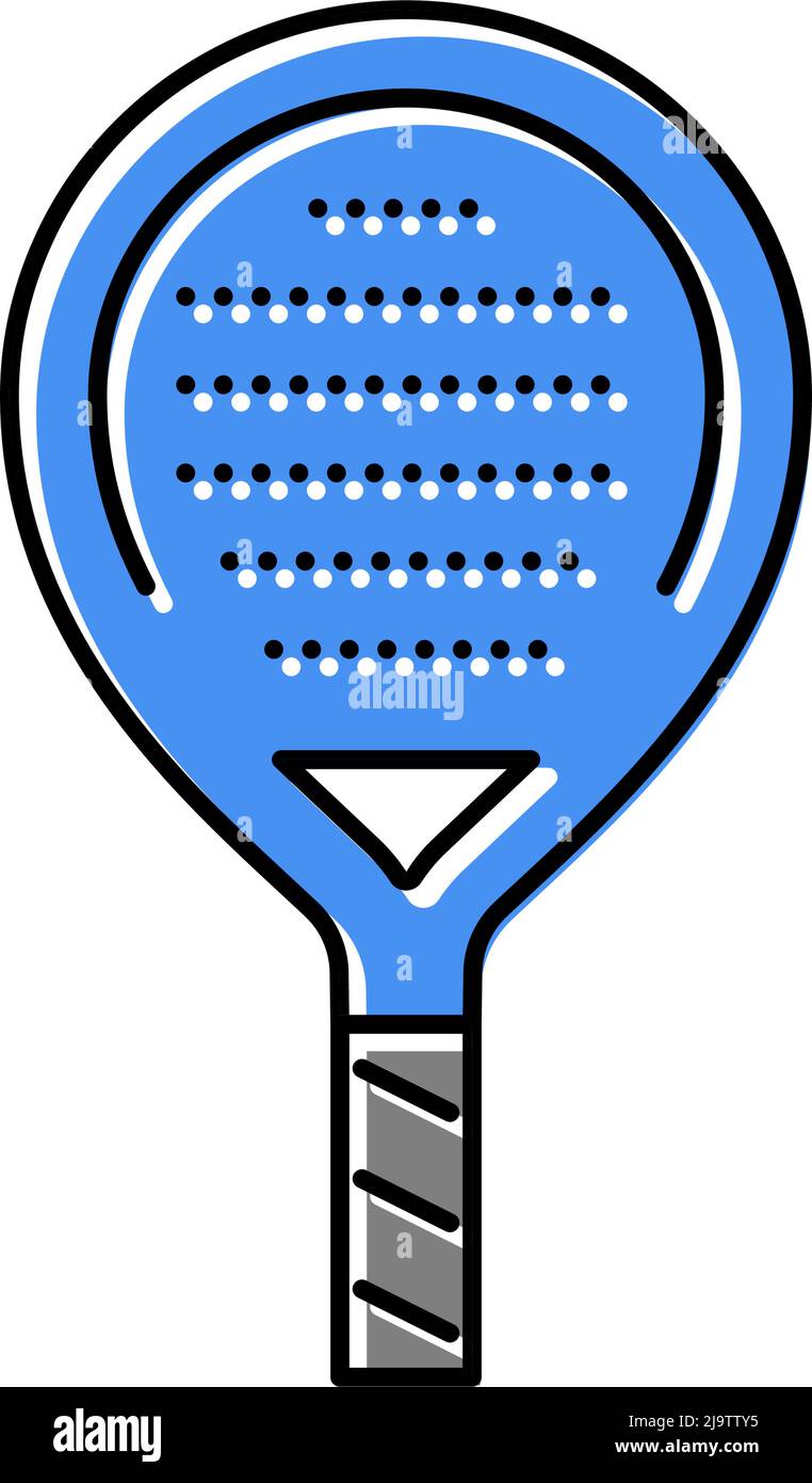 paddle racket color icon vector illustration Stock Vector Image & Art ...