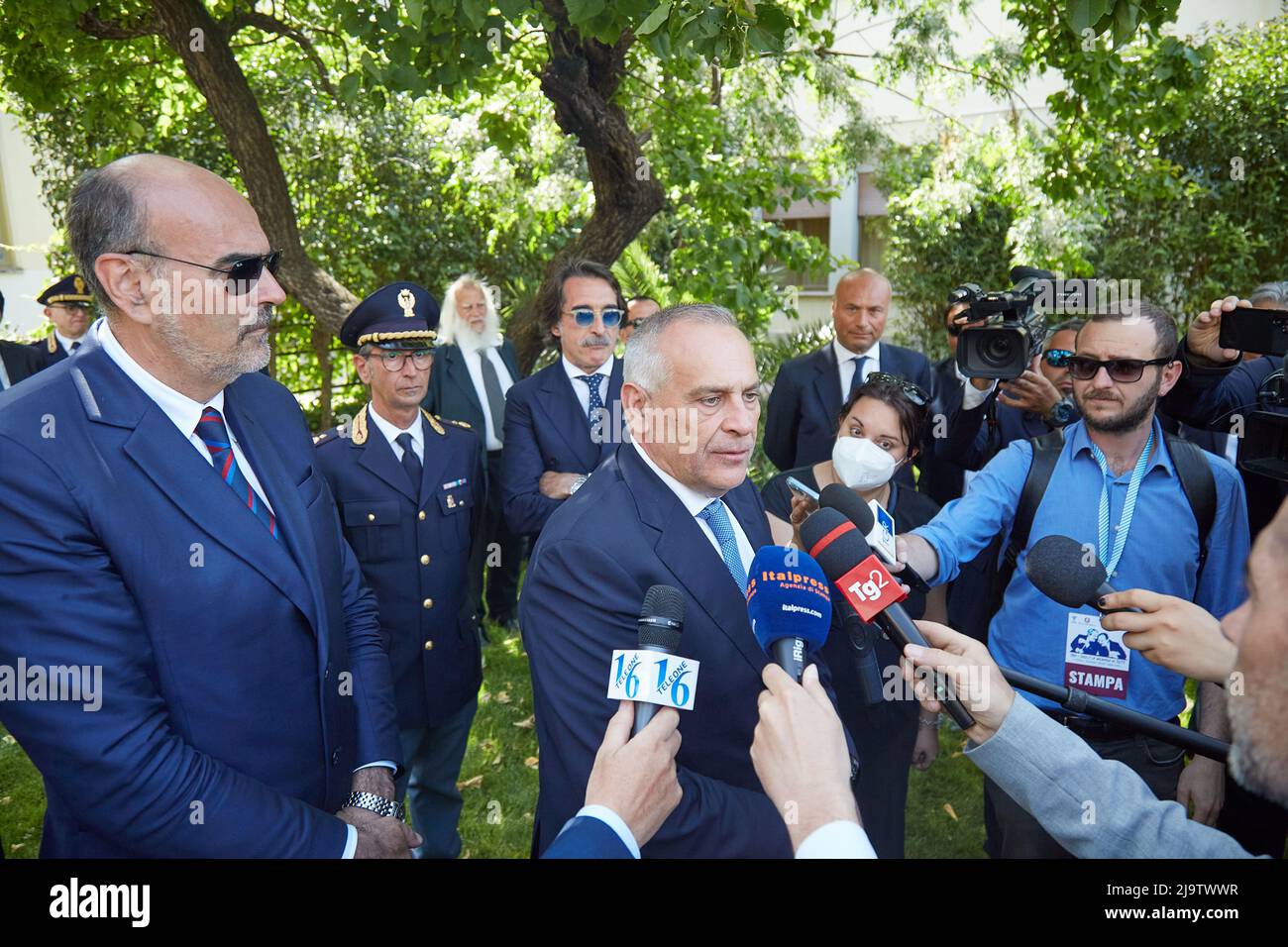 Palermo, Sicily, Italy. 23rd May, 2022. Thirty years ago, the Sicilian ...