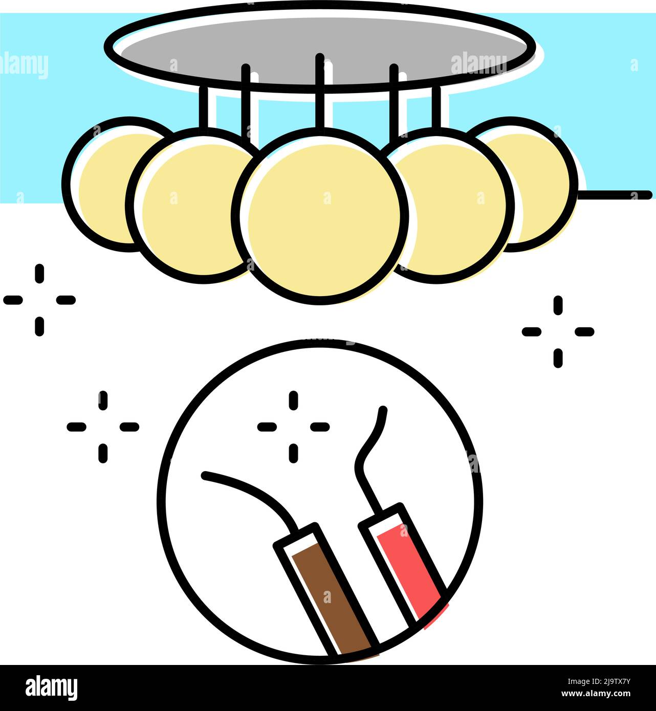 light fixture repair color icon vector illustration Stock Vector Image ...