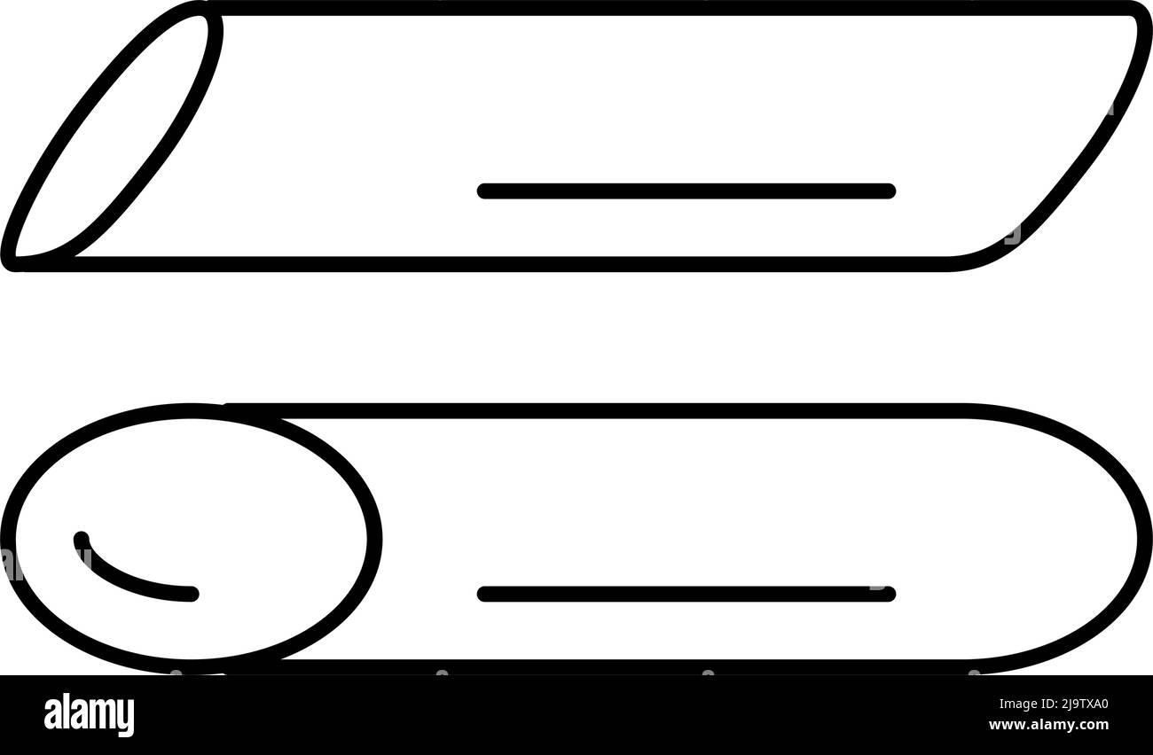 penne pasta line icon vector illustration Stock Vector Image & Art - Alamy