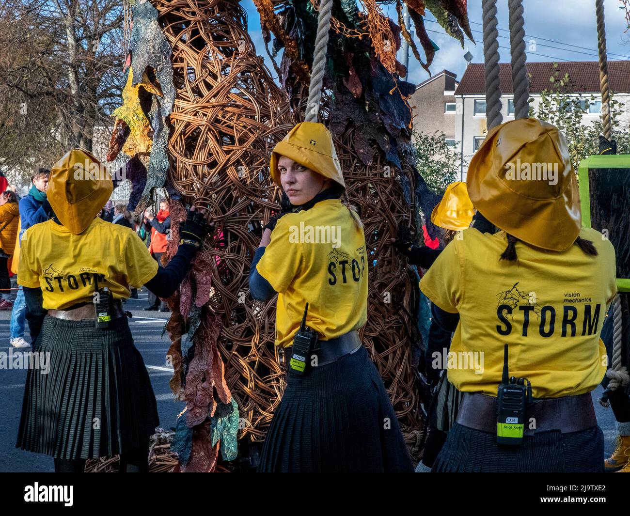 Glasgow, Scotland, UK. 10th November 2021: Amal and Storm in Govan ...