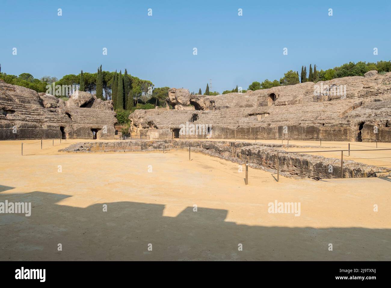 Archaeological complex, Roman ruins of Itálica (Santiponce, Seville ...