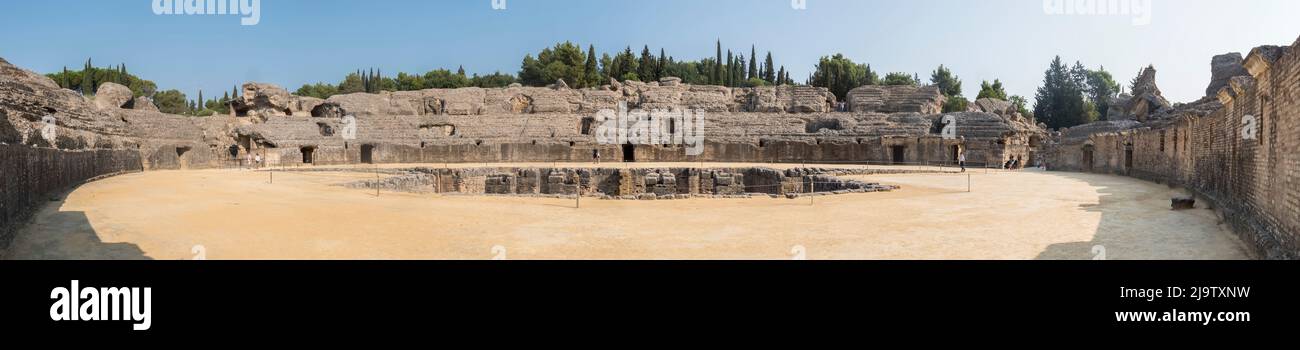 Archaeological complex, Roman ruins of Itálica (Santiponce, Seville ...