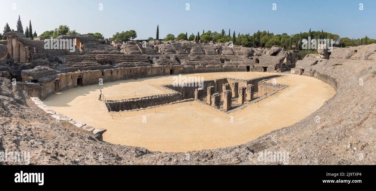 Archaeological complex, Roman ruins of Itálica (Santiponce, Seville ...