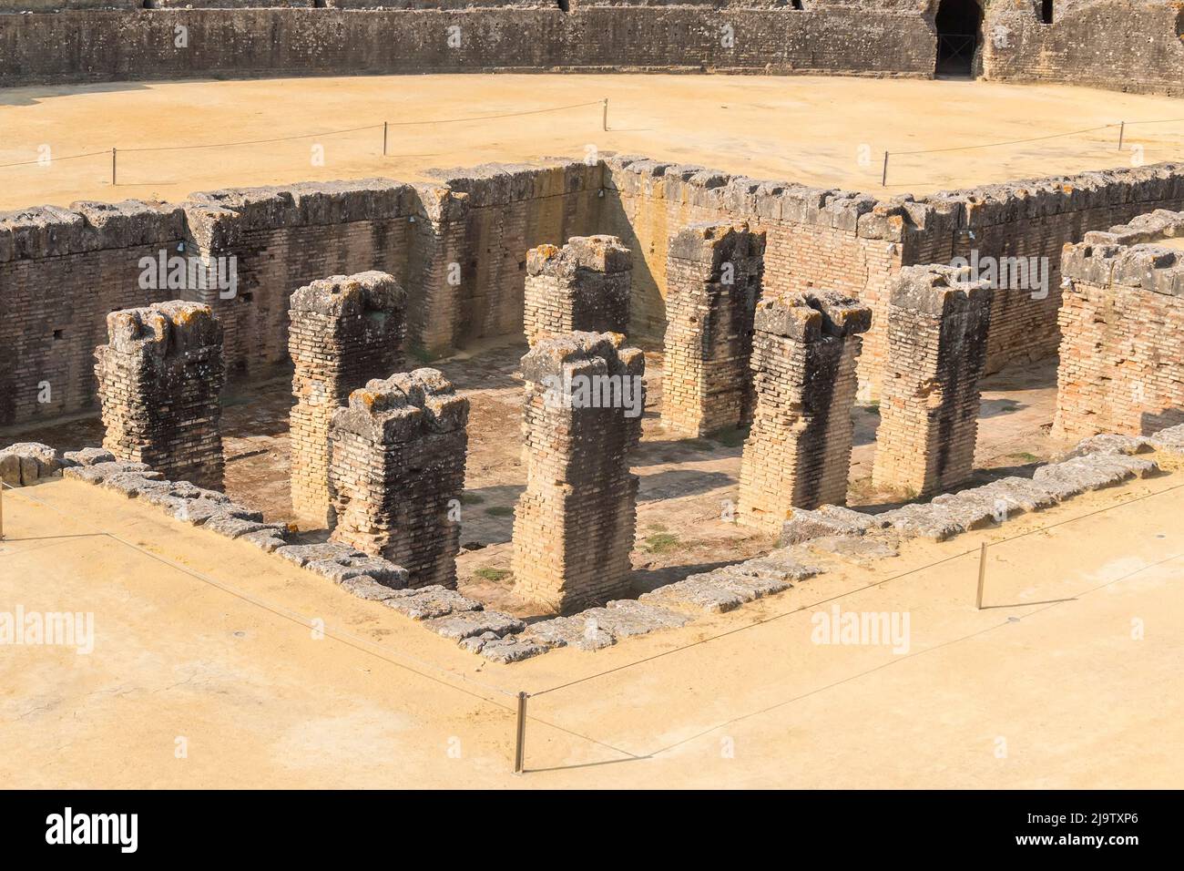 Archaeological complex, Roman ruins of Itálica (Santiponce, Seville ...