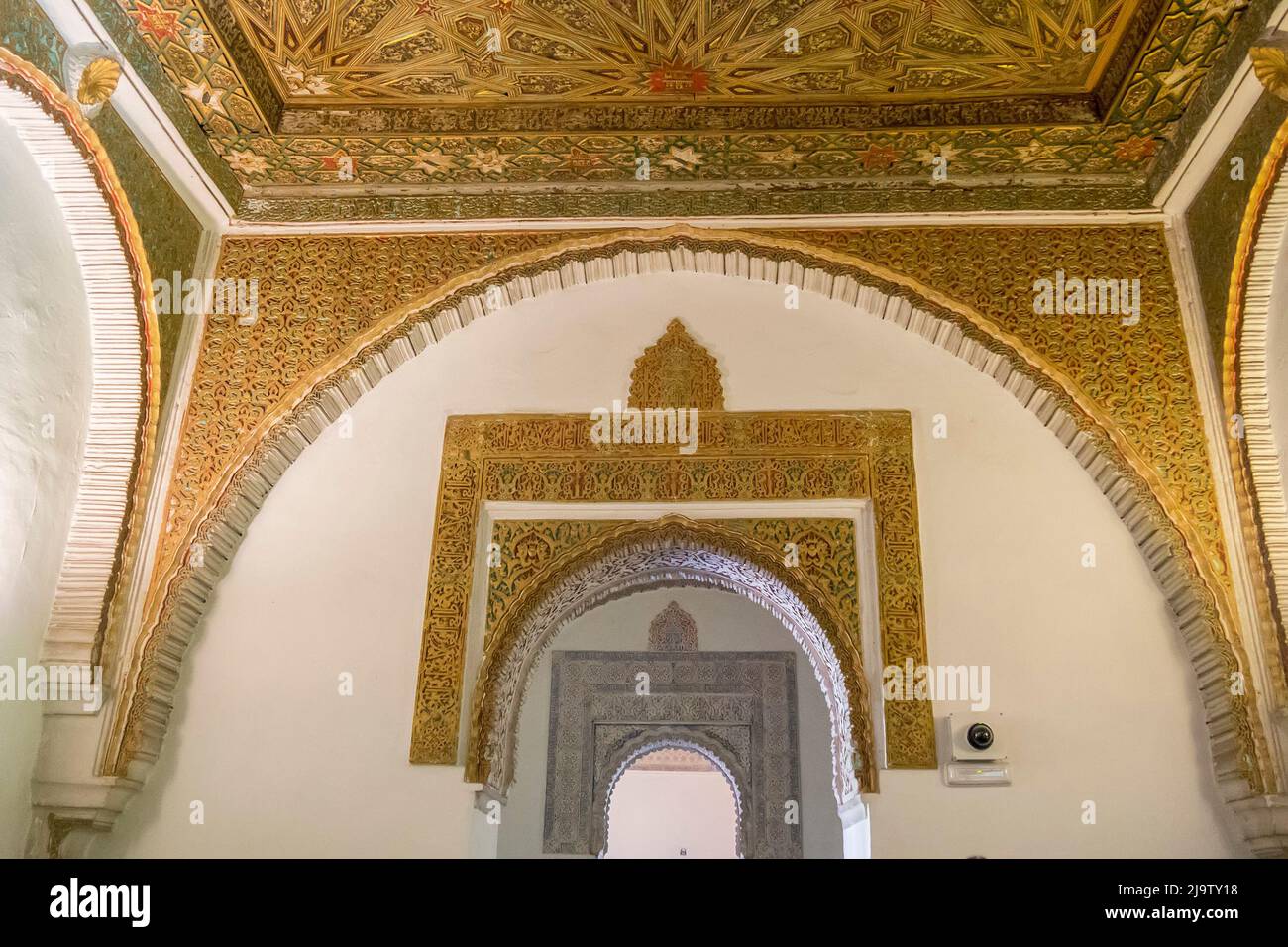 Royal Alcázar of Seville, a walled palatial complex built in different ...