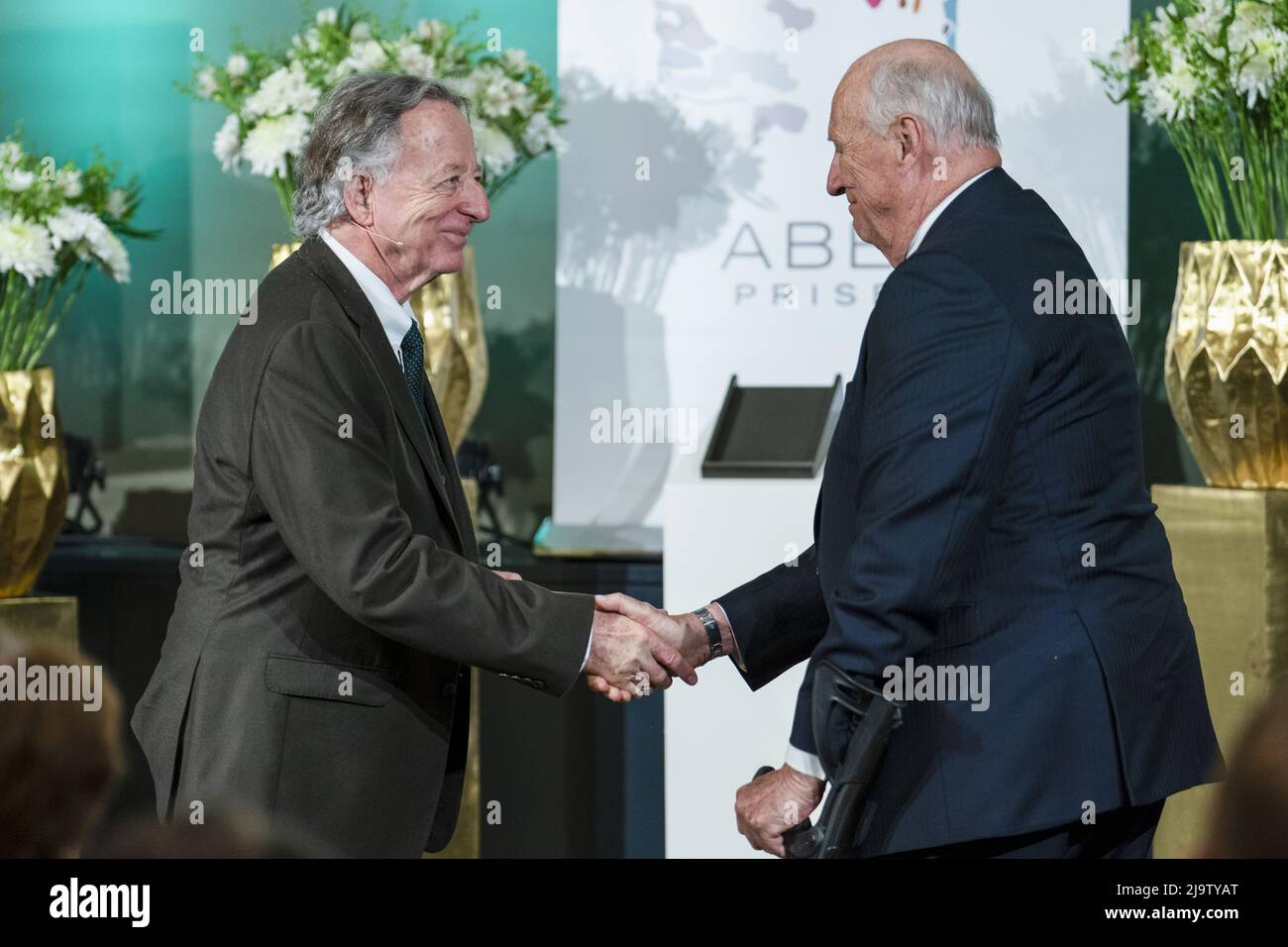 Oslo, Norway 20220524.King Harald awards the Abel Prize to the American ...