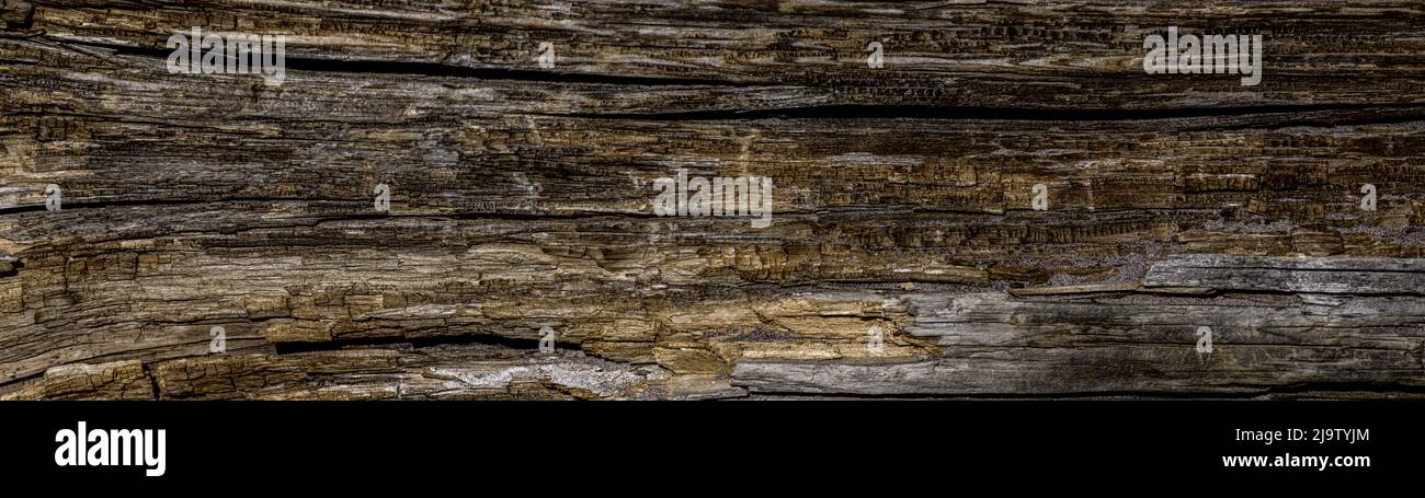 old cracked wood background. Vintage wooden panoramic background Stock Photo - Alamy