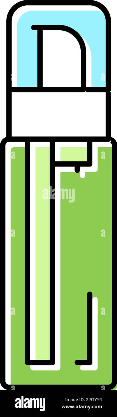 natural extract from cucumber color icon vector illustration Stock ...