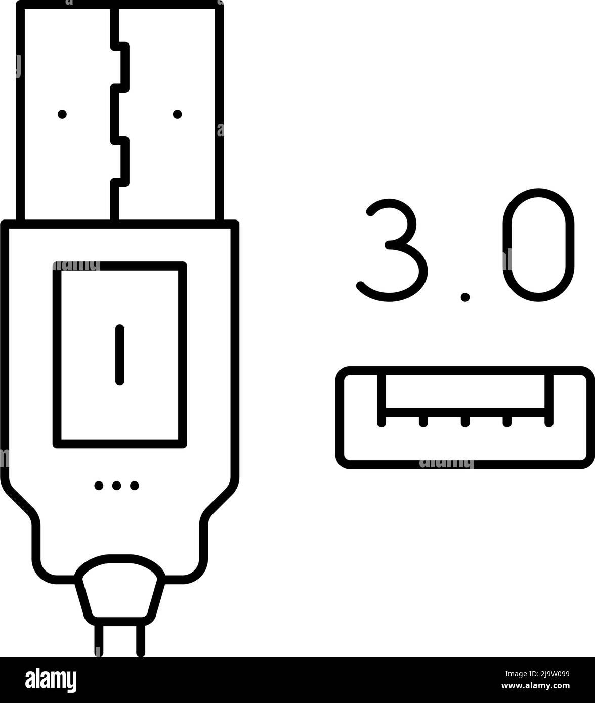 Usb 3 hub Stock Vector Images - Alamy