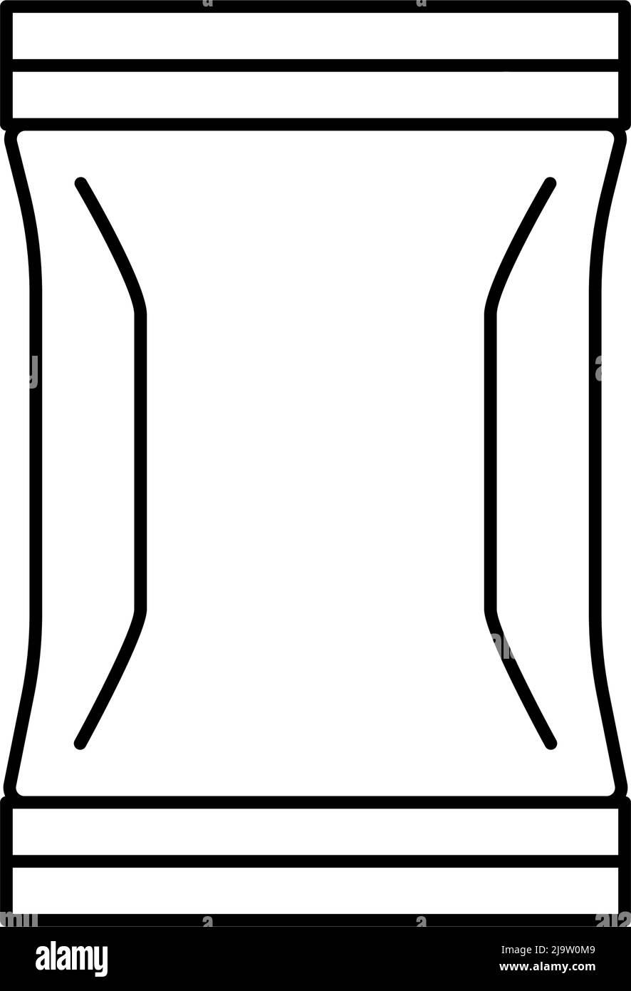 pack plastic line icon vector illustration Stock Vector Image & Art - Alamy