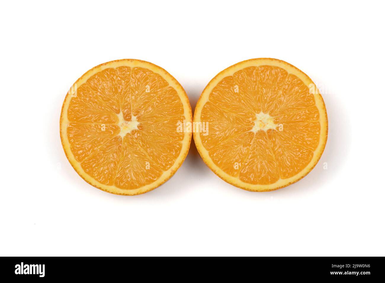 Perfectly retouched orange isolated on white. High resolution photo ...