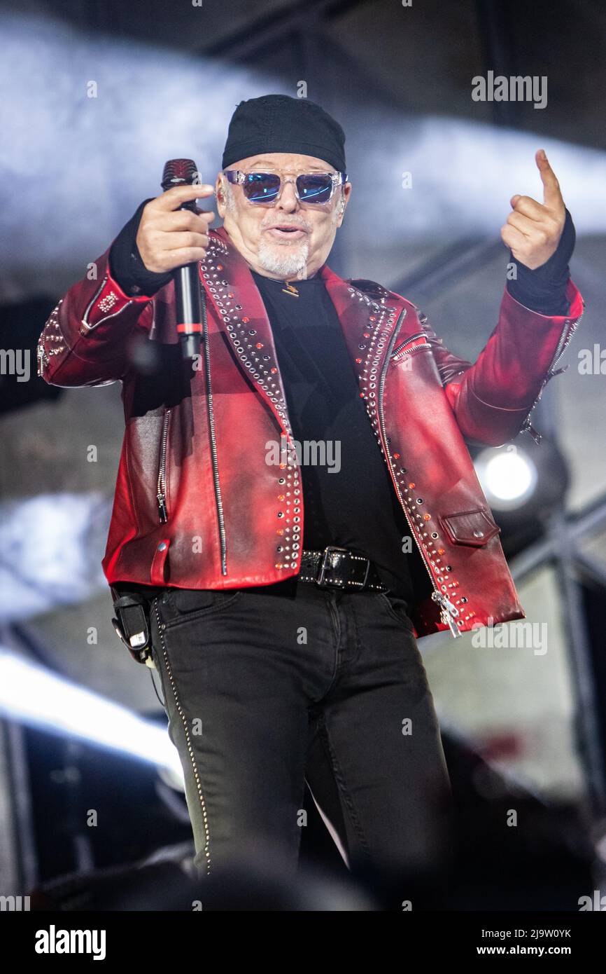 Milan Italy. 24 May 2022. The Italian singer-songwriter VASCO ROSSI ...