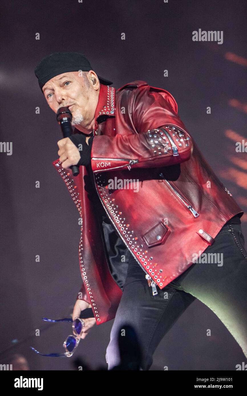 Milan Italy. 24 May 2022. The Italian singer-songwriter VASCO ROSSI ...