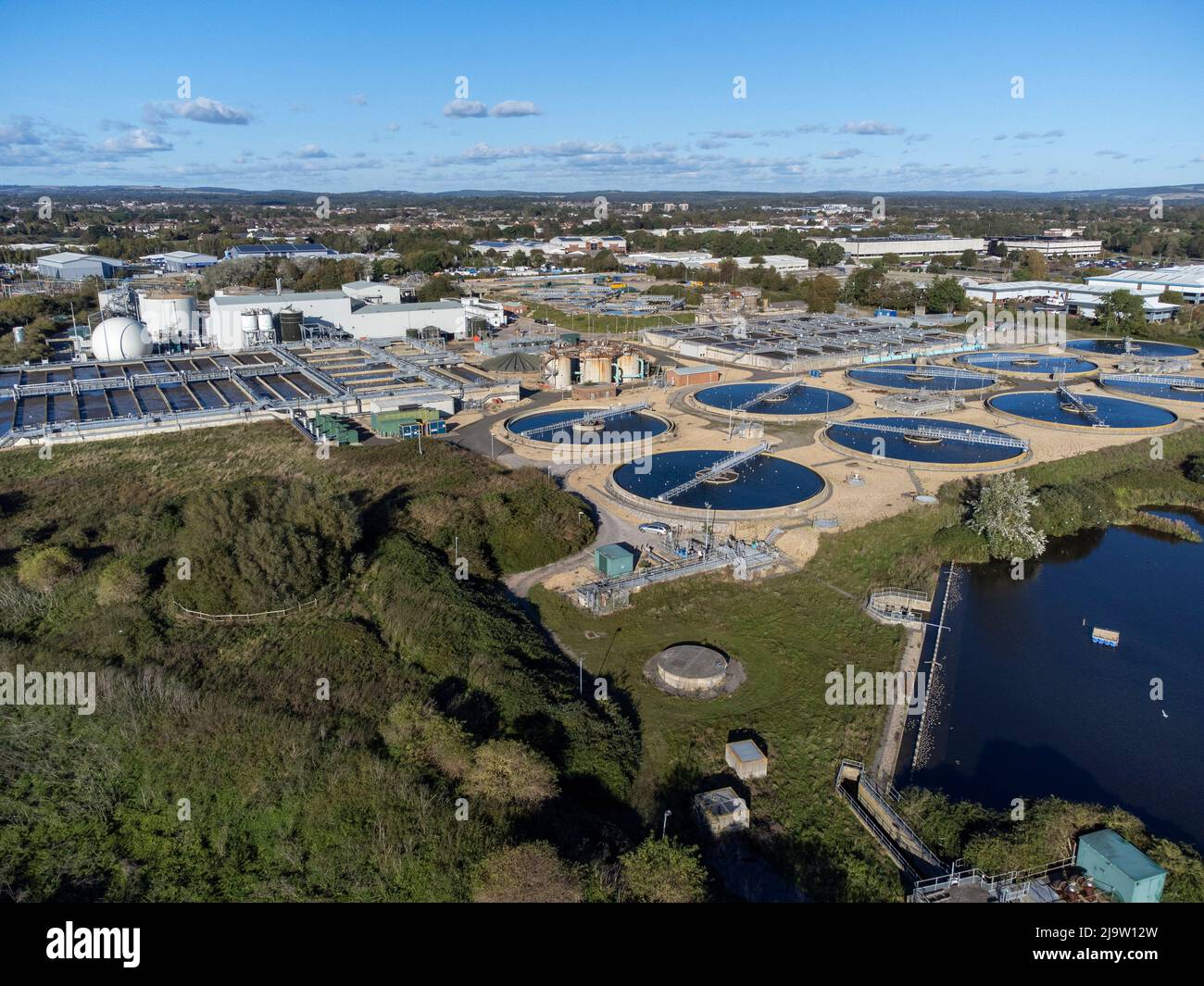 Budds farm wastewater treatment works hi-res stock photography and ...