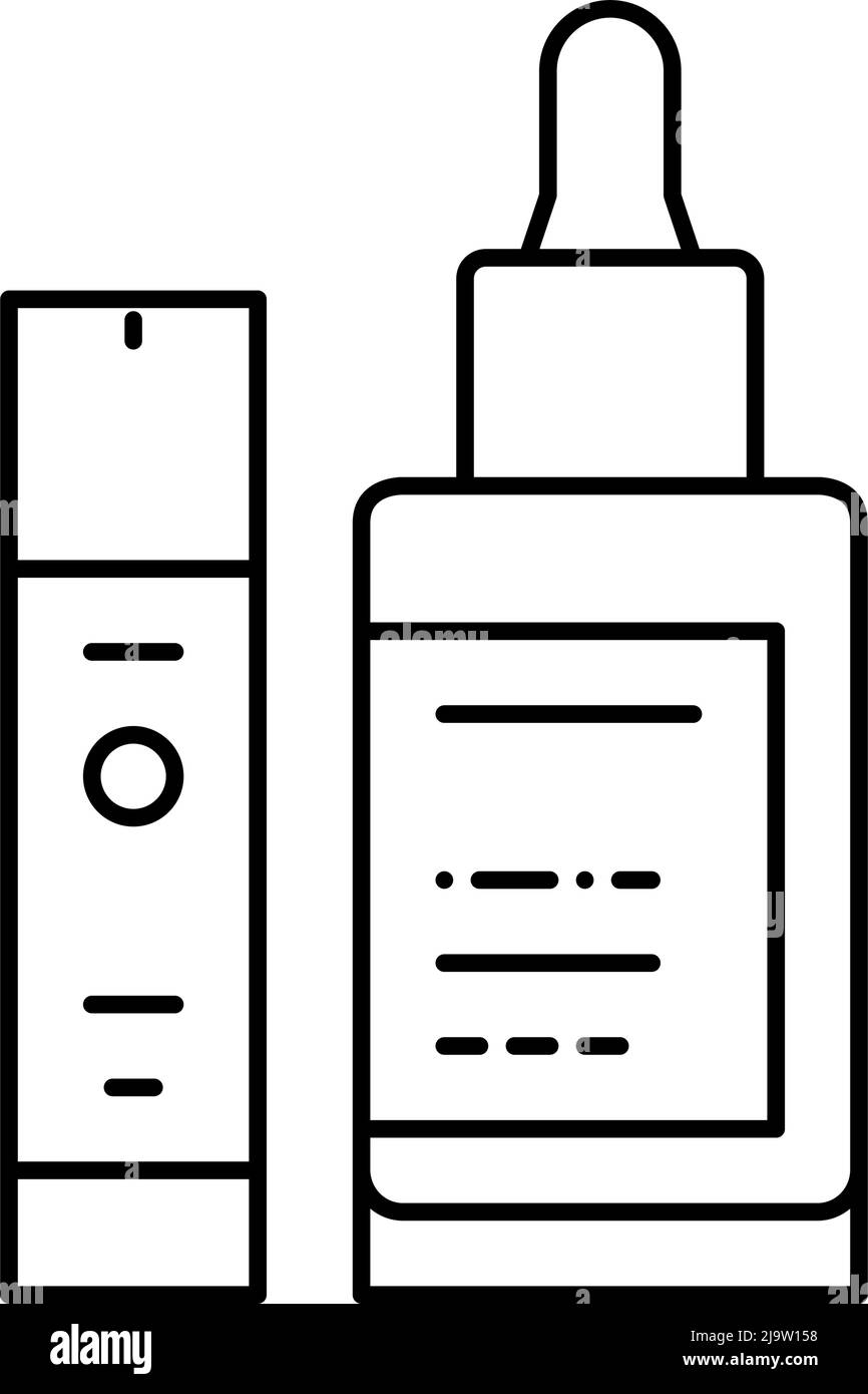 firming serum line icon vector illustration Stock Vector Image & Art ...