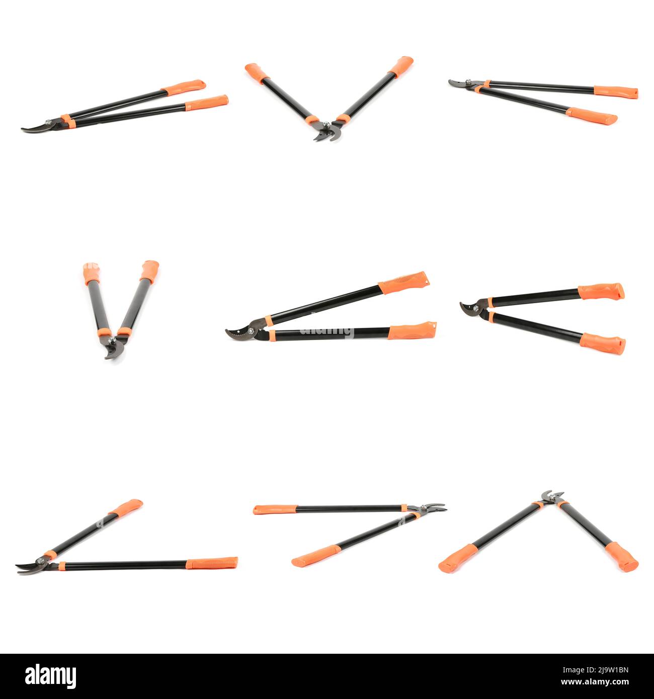 Nine pruner for pruning large branches, twigs and knots. Garden Tools ...