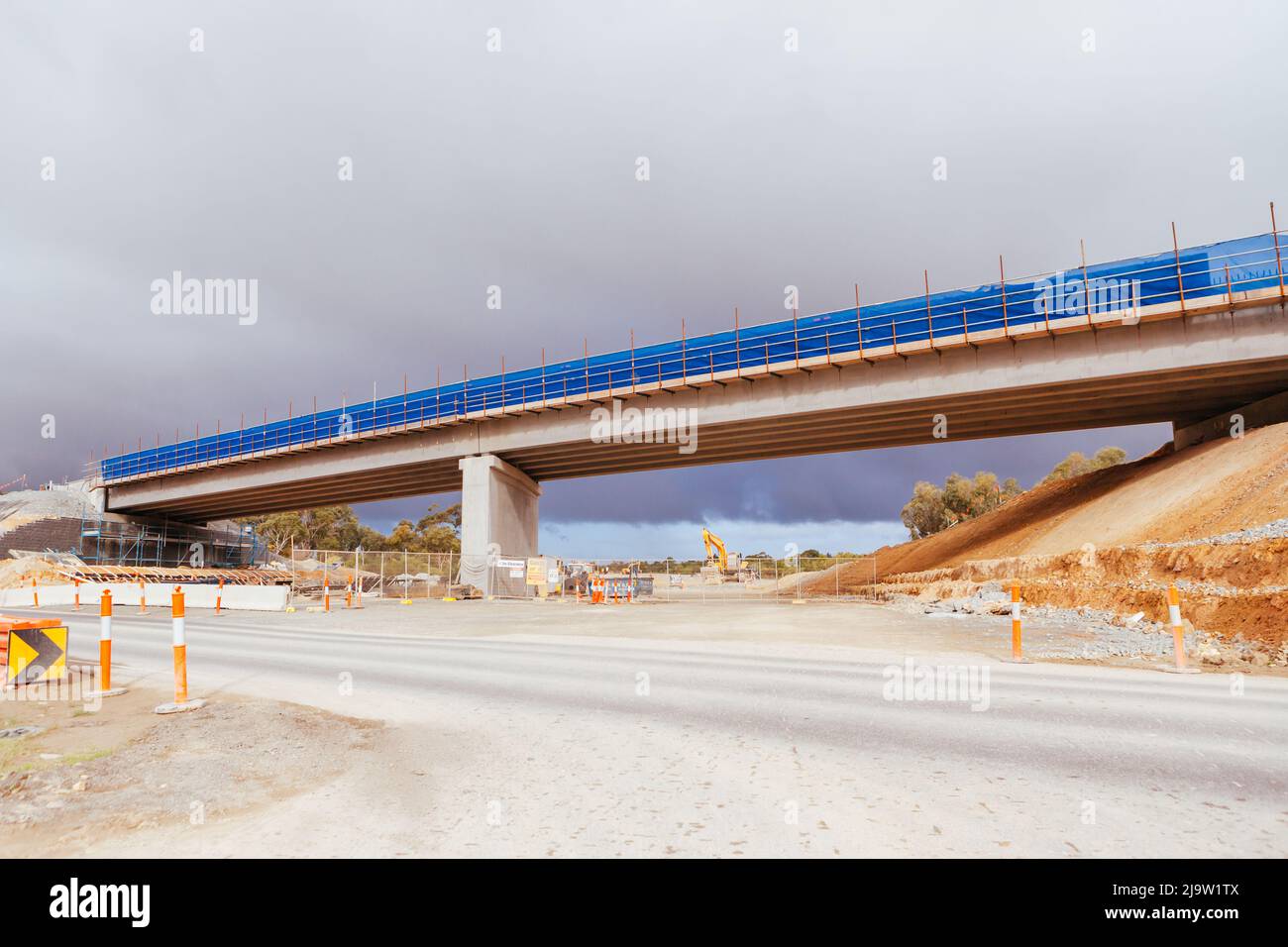 Peninsula Link Under Construction in Melbourne Australia Stock Photo ...