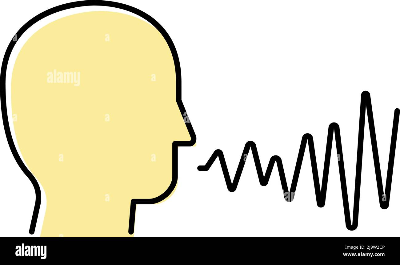 voice vocal color icon vector illustration Stock Vector Image & Art - Alamy