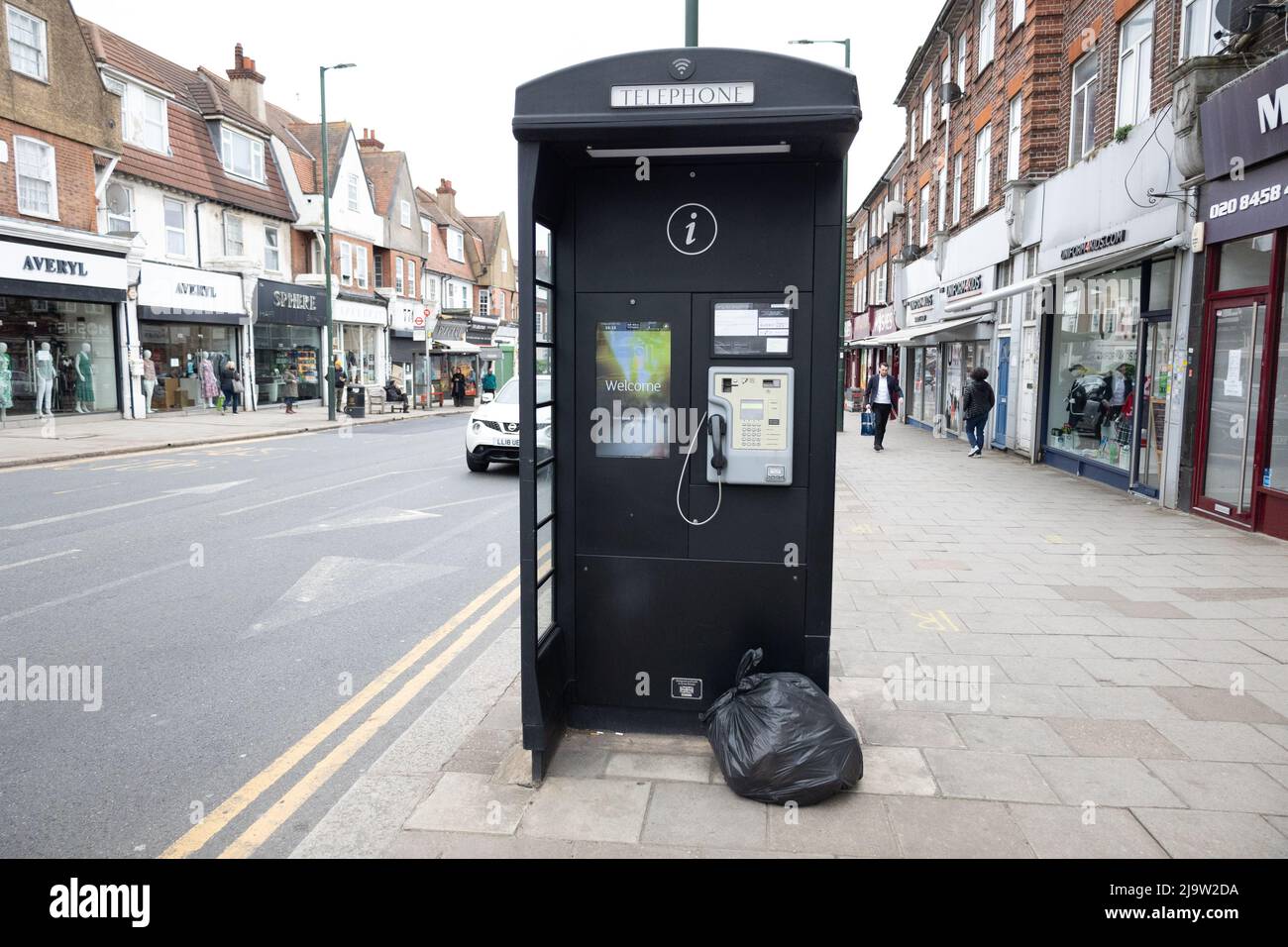 New Telephone box Stock Photo - Alamy