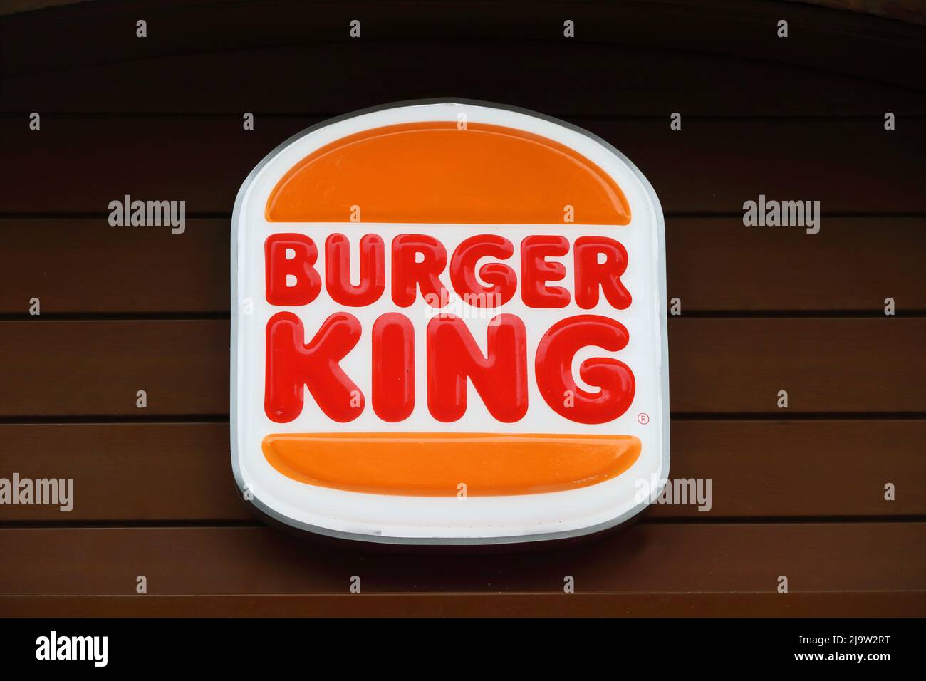 Burger King sign Stock Photo - Alamy
