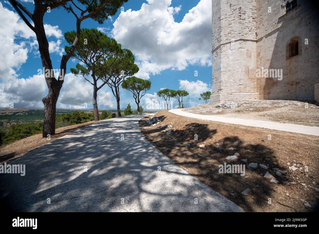 Andria, Puglia, Italy. August 2021. The amazing landscape from Castel ...