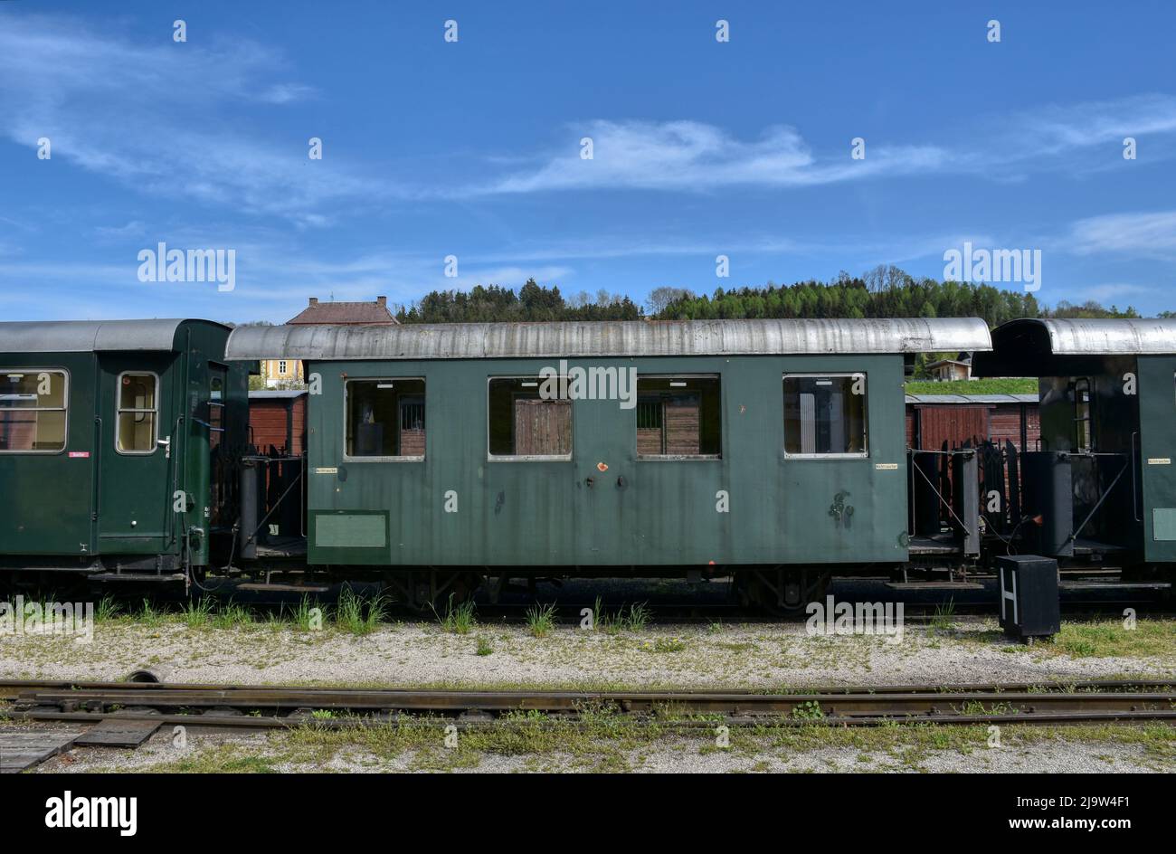 Steyrtalbahn, Schmalspurbahn, Bahnhof, Grünburg, Museumsbahn ...