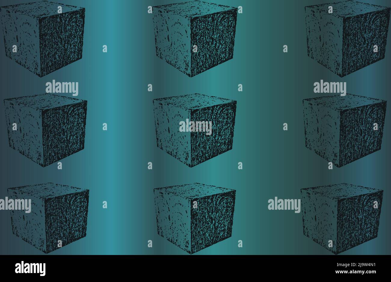 Geometric turquoise gradient collage colors. Illustration EPS8 Stock ...