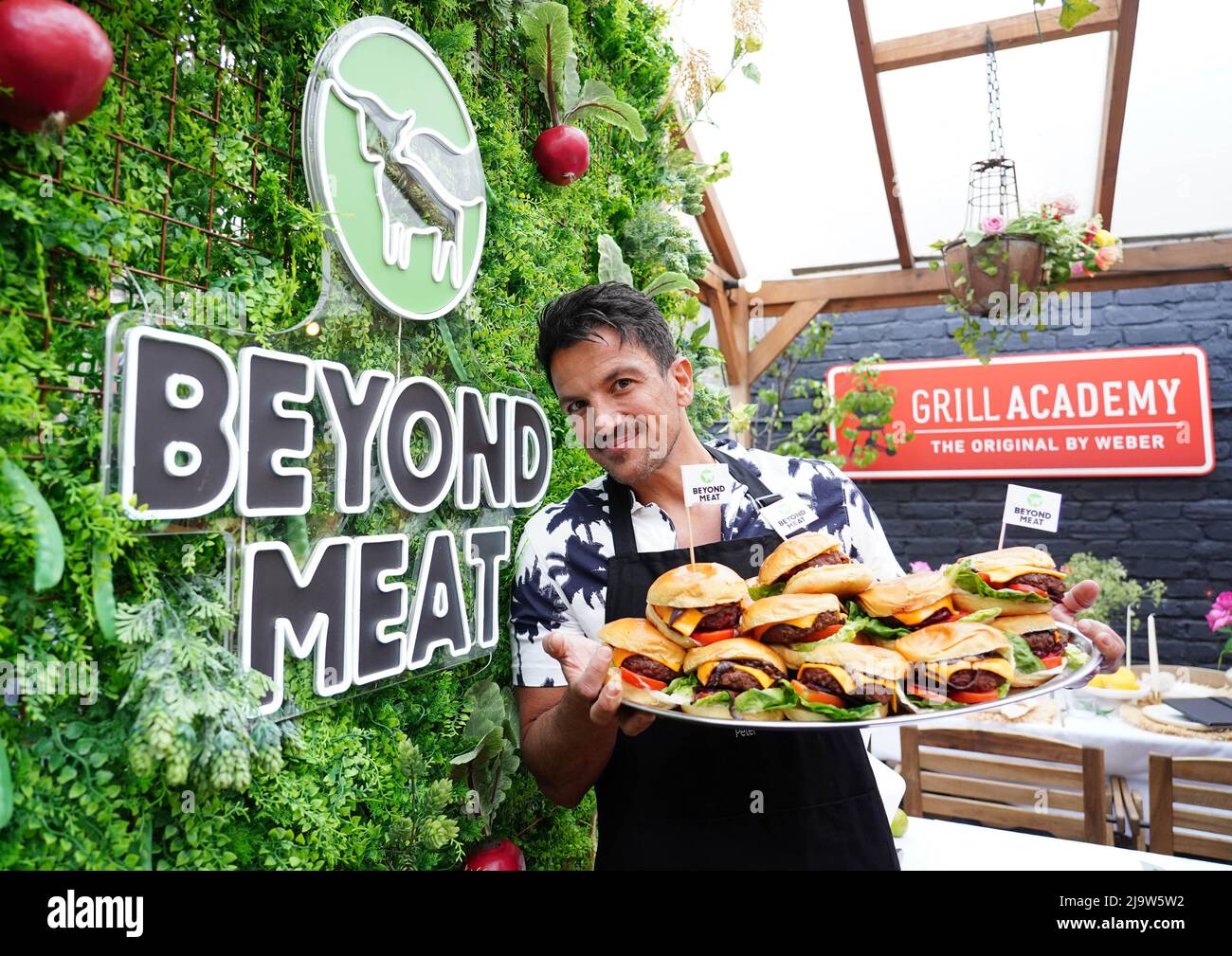 EDITORIAL USE ONLY Peter Andre launches the 'BBQ Beyond' campaign by ...