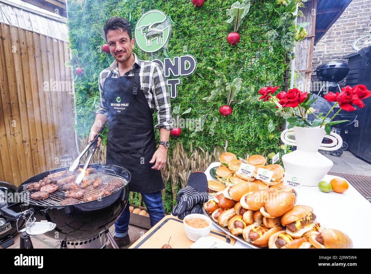 EDITORIAL USE ONLY Peter Andre launches the 'BBQ Beyond' campaign by ...