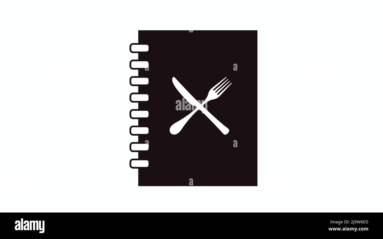 Vector Isolated Illustration of a Menu. Black and White Menu Icon Stock ...