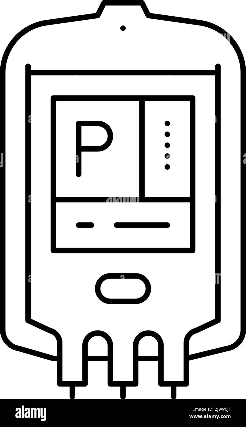 plasma packaging line icon vector illustration Stock Vector Image & Art ...