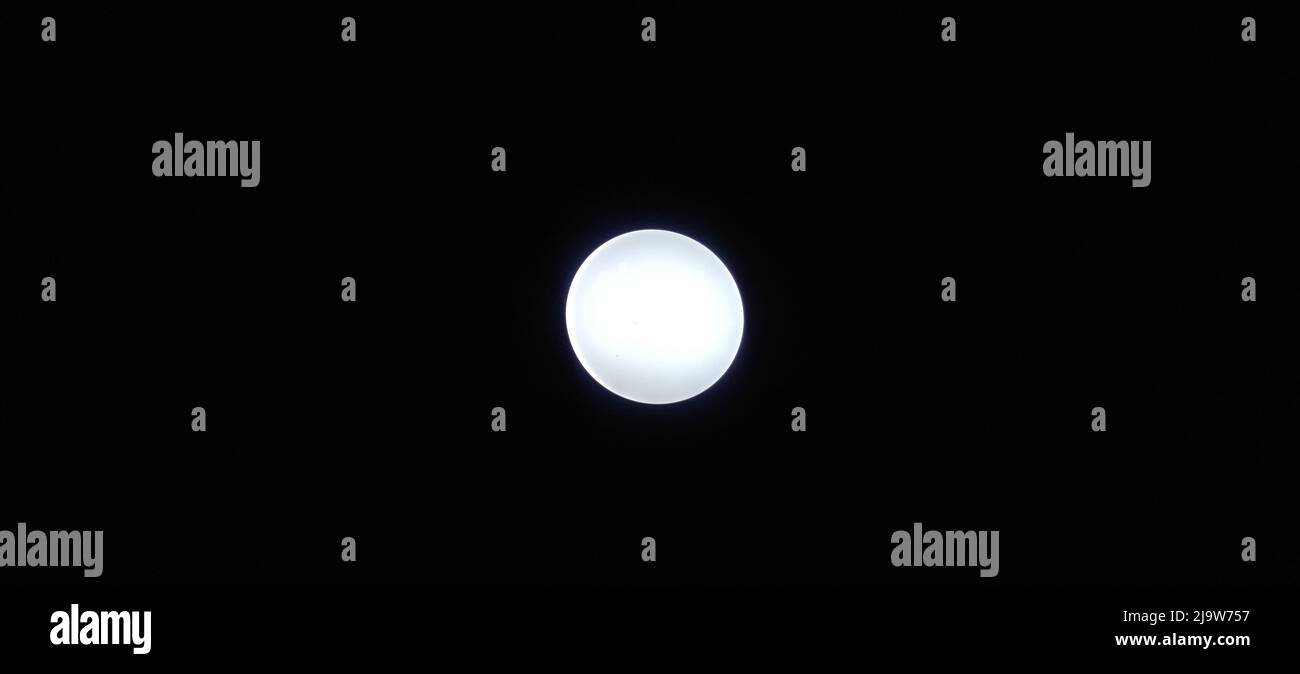 White moon light create landscape background image Stock Photo - Alamy