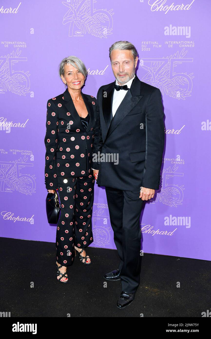 Hanne Jacobsen, Mads Mikkelsen 75th Cannes Film Festival Dinner for the ...