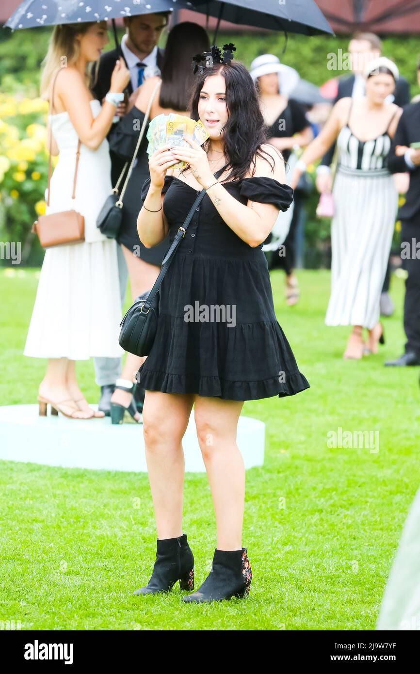 2019 Melbourne Cup Carnival - AAMI Victoria Derby Day Stock Photo - Alamy