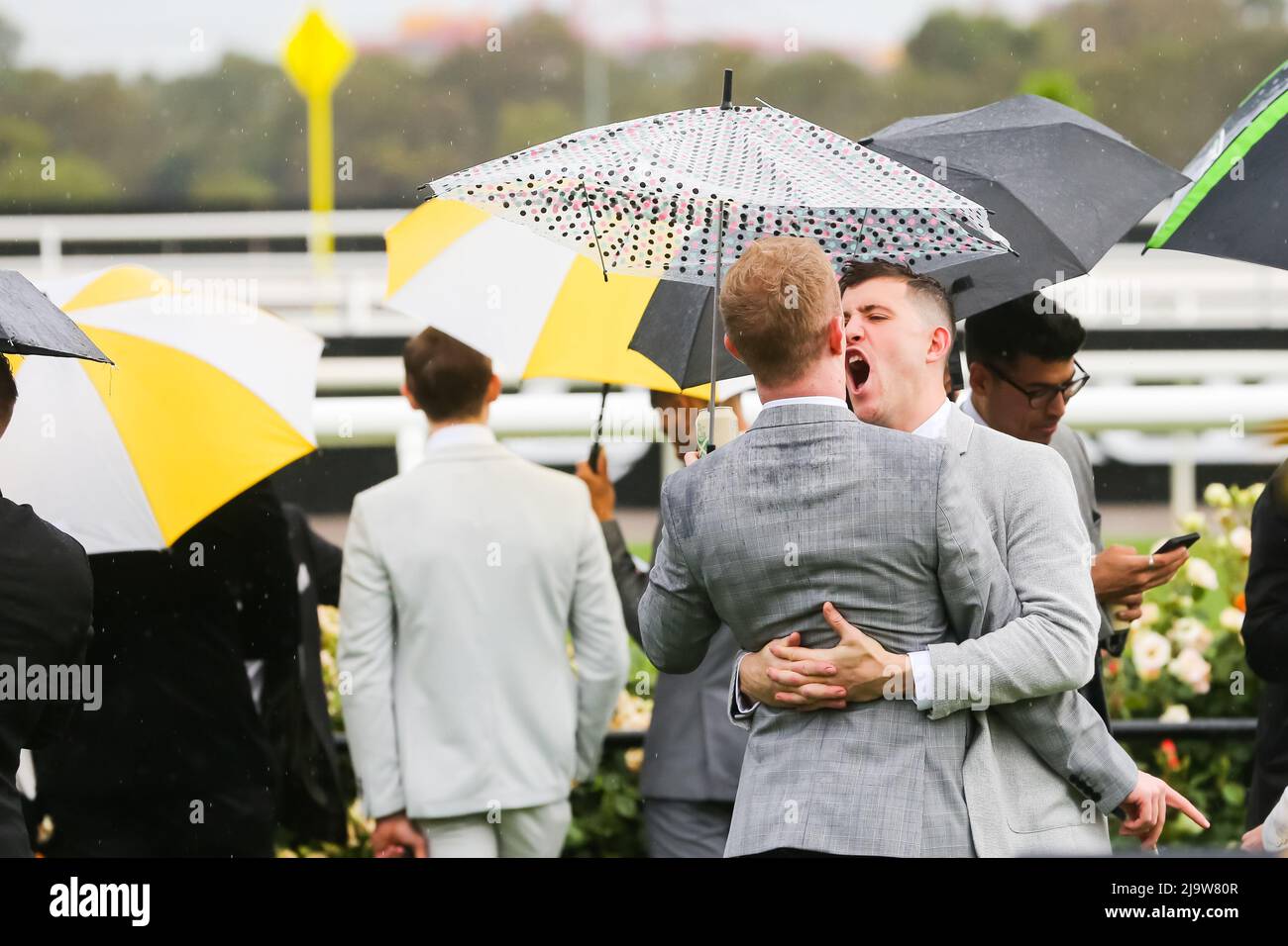 2019 Melbourne Cup Carnival - AAMI Victoria Derby Day Stock Photo - Alamy