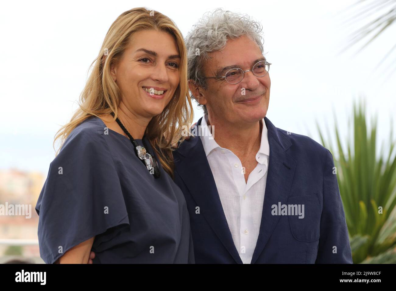 Cannes, France. 25th May, 2022. Ippolita Di Majo and Director Mario ...