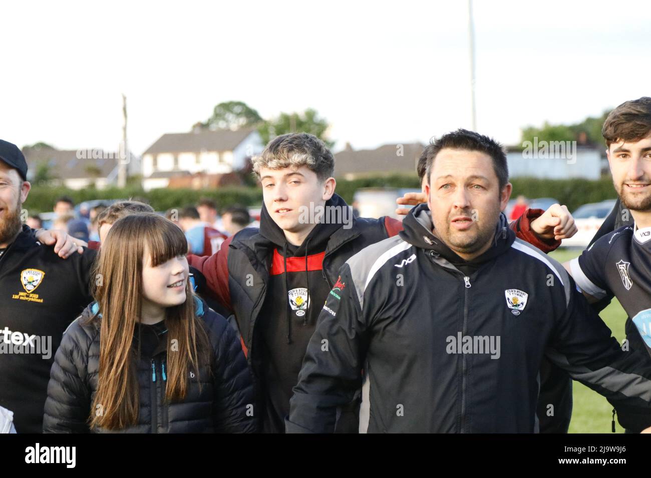 Tumble RFC v Lampeter RFC Plate final 2022 Stock Photo - Alamy