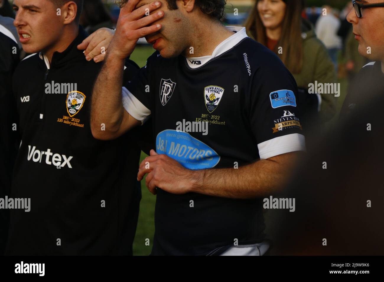 Tumble RFC v Lampeter RFC Plate final 2022 Stock Photo - Alamy