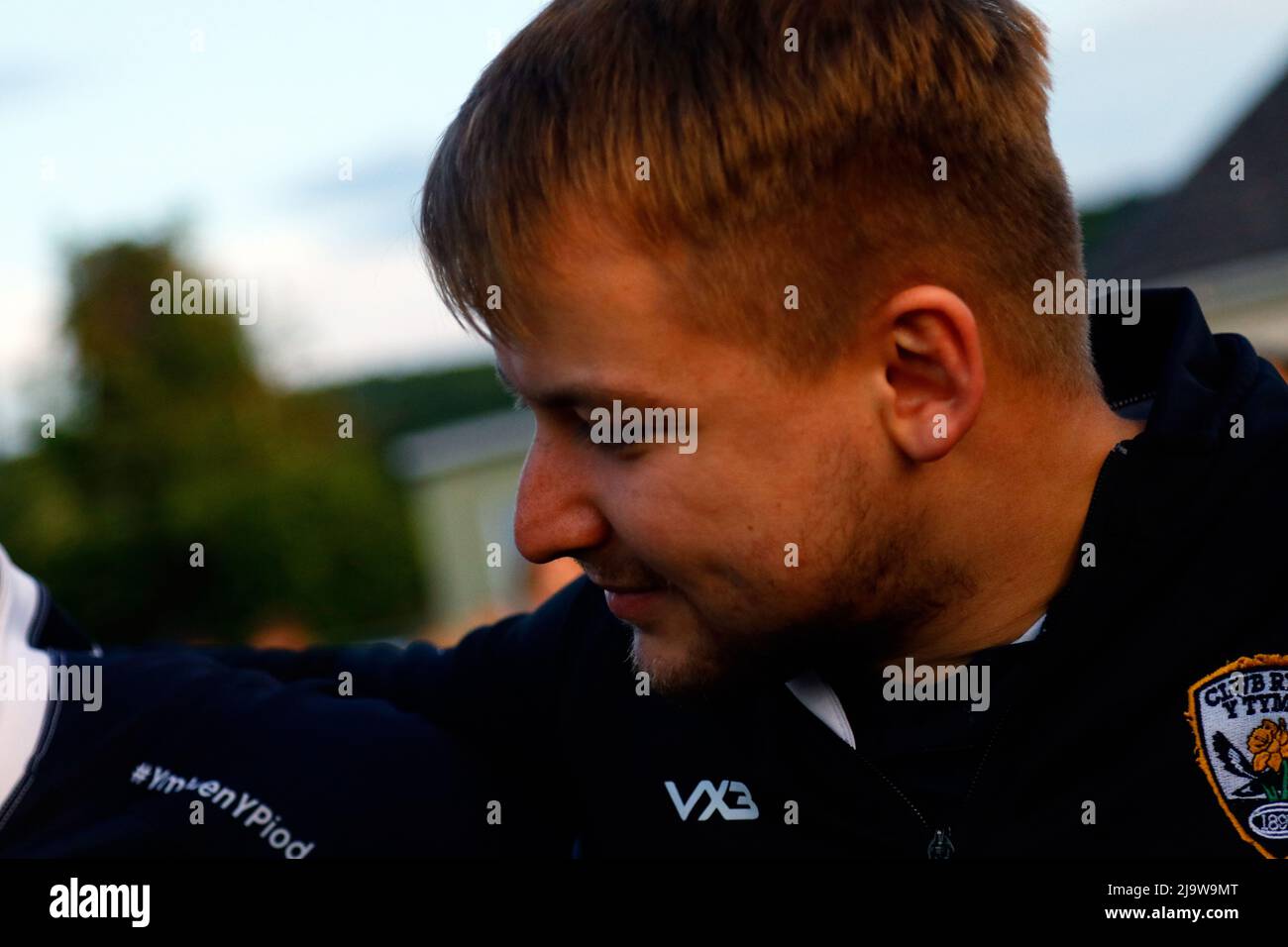 Tumble RFC v Lampeter RFC Plate final 2022 Stock Photo - Alamy
