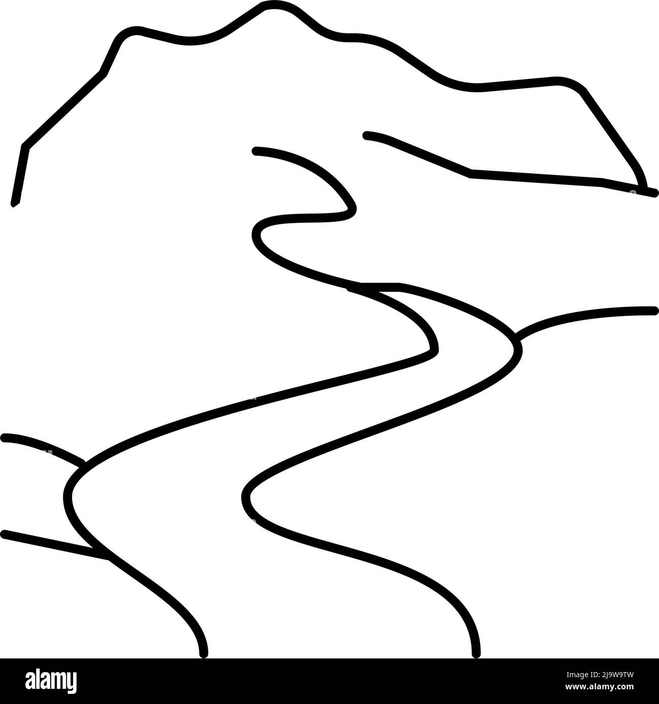 source of river line icon vector illustration Stock Vector Image & Art ... source of river line icon vector illustration Stock Vector Image & Art ...