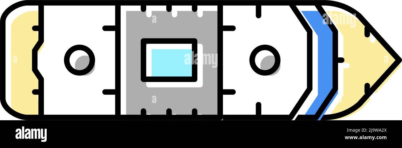 swimming pool cruise ship liner color icon vector illustration Stock ...