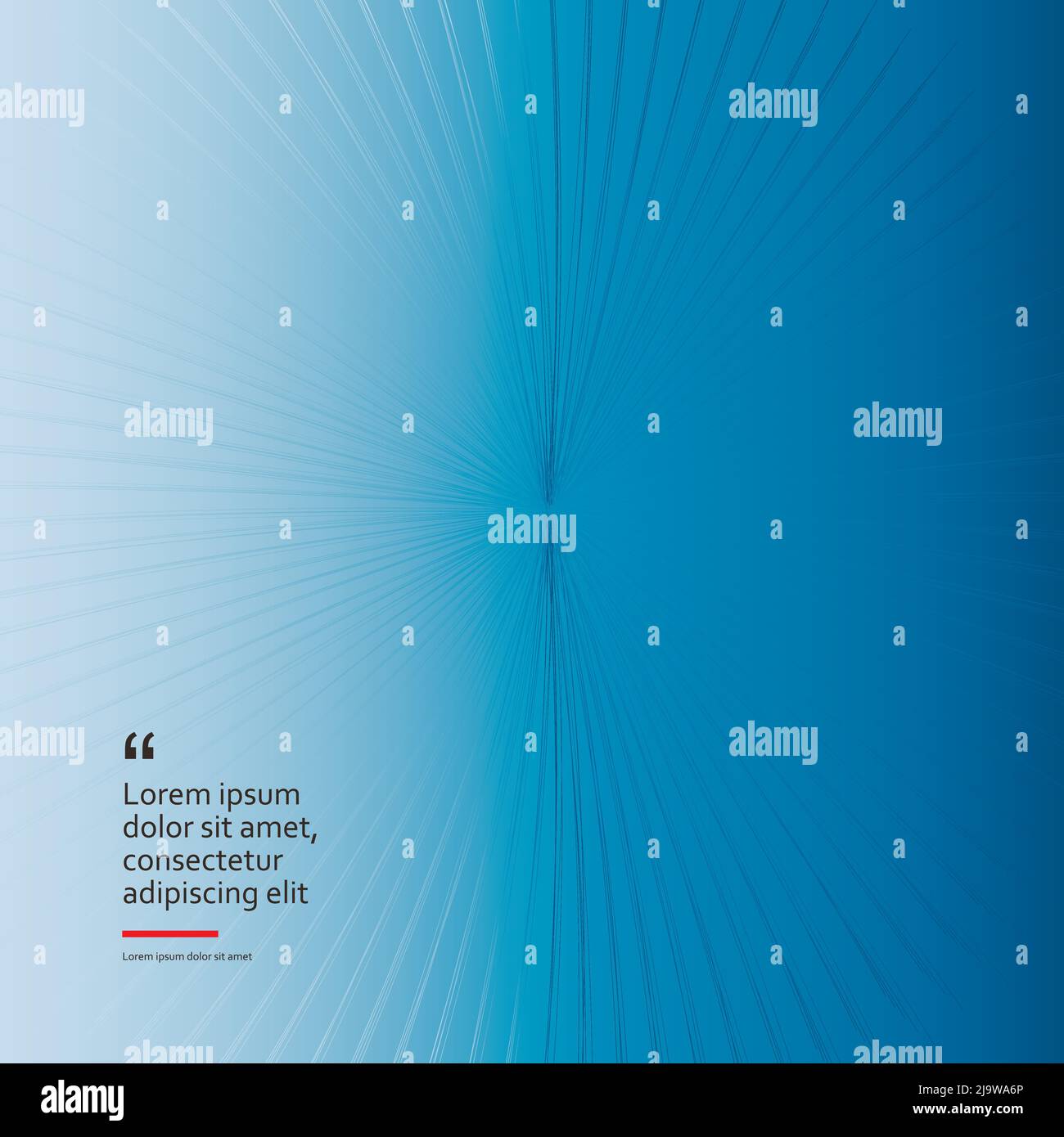 Blue circle modern star. Burst radial sunbeam. Vector illustration with ...