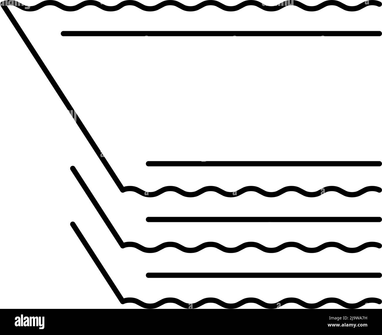 lasagna pasta line icon vector illustration Stock Vector Image & Art ...