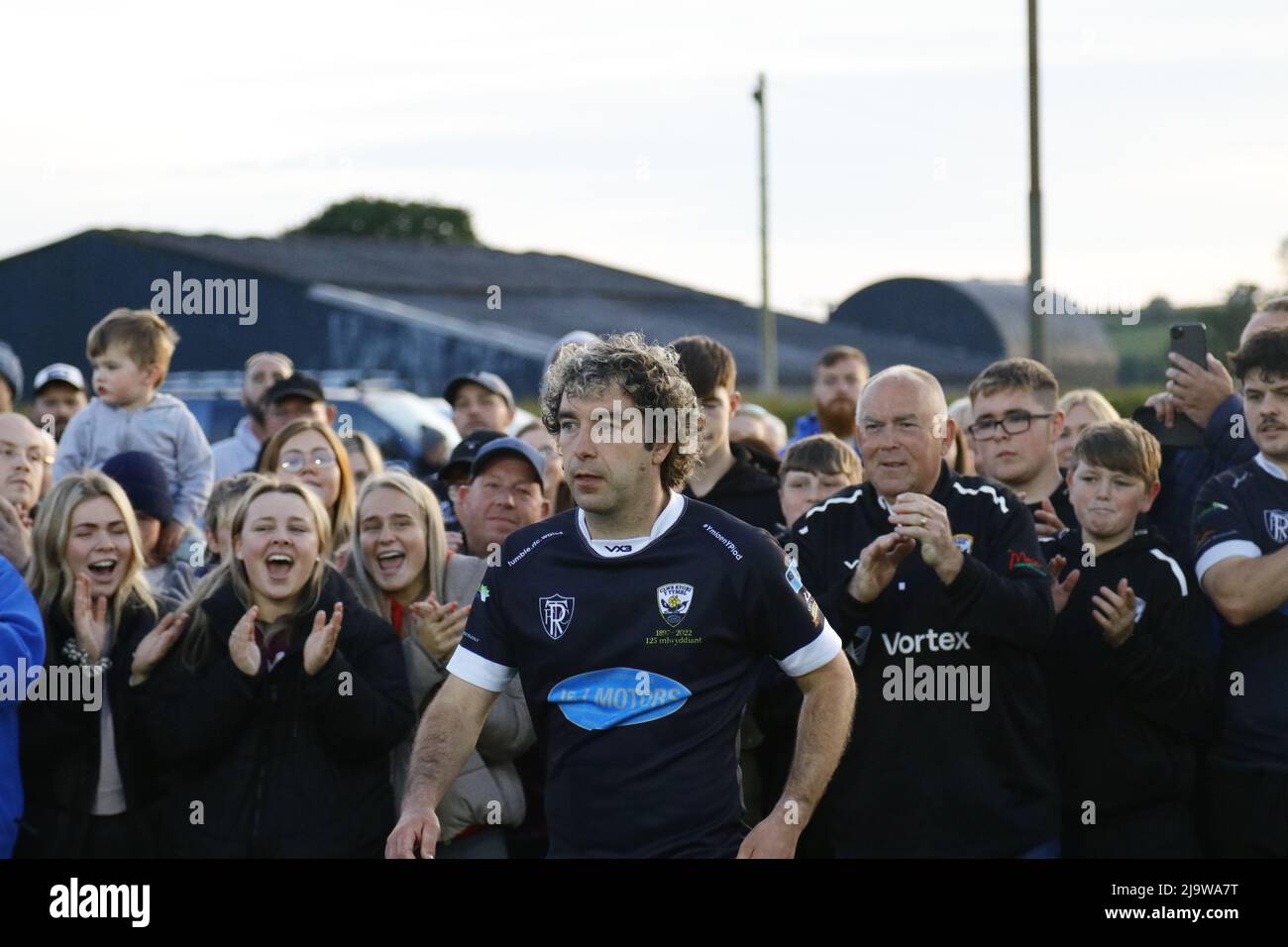 Tumble RFC v Lampeter RFC Plate final 2022 Stock Photo - Alamy